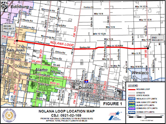 TxDOT in Hidalgo County: Nolana Loop – Texas Condemnation Projects